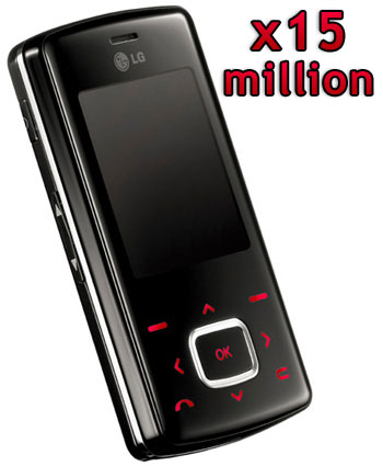 LG Chocolate shipments hit 15 Million!