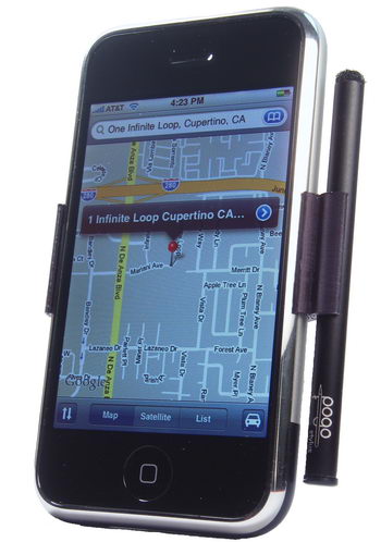 Pogo Stylus touches iPhone’s screen instead of your finger