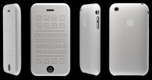 Tactile silicon case allows visually impaired people to use the iPhone