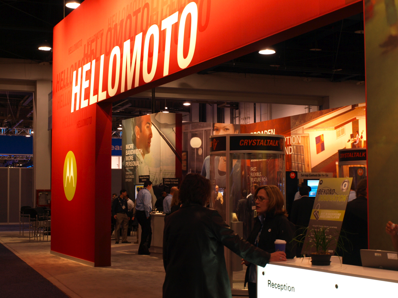 Motorola Booth Tour – CES Las Vegas 2009