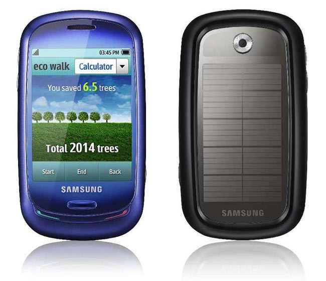 Samsung’s Blue Earth Charges, Tans By Sun