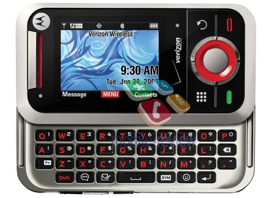 Touchscreen Slider from Motorola Leaks, Due to Land on Verizon