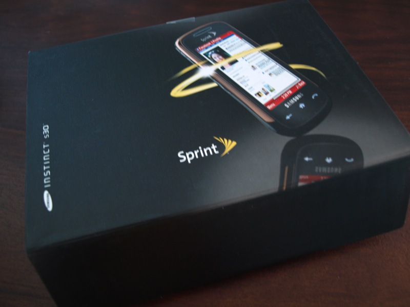 Sprint’s Samsung Instinct S30 getting unboxed