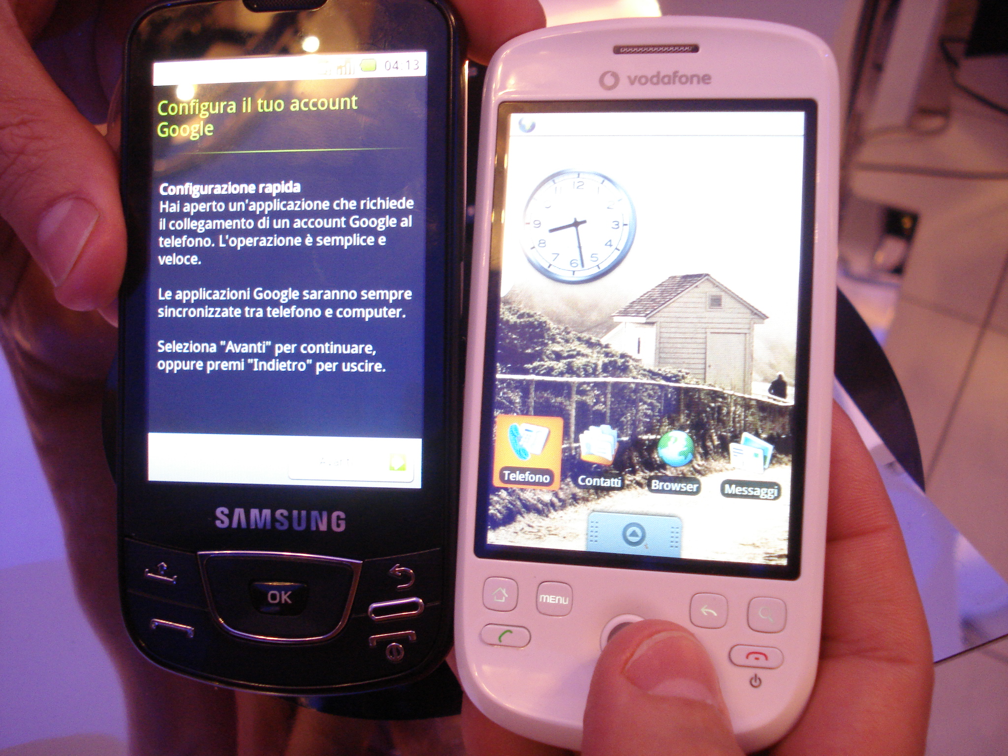 Samsung Galaxy i7500 Ready for Italy