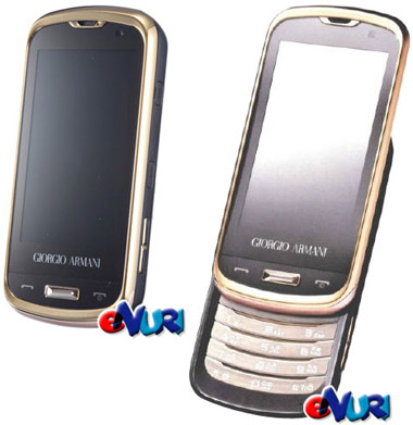 Samsung Giorgio Armani W820/W8200 slider phone in works