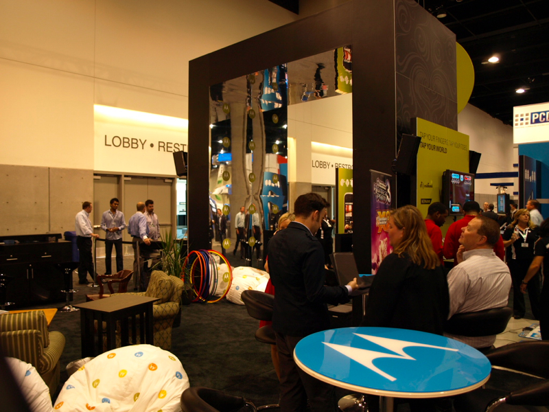 Motorola booth tour from CTIA Fall 2009