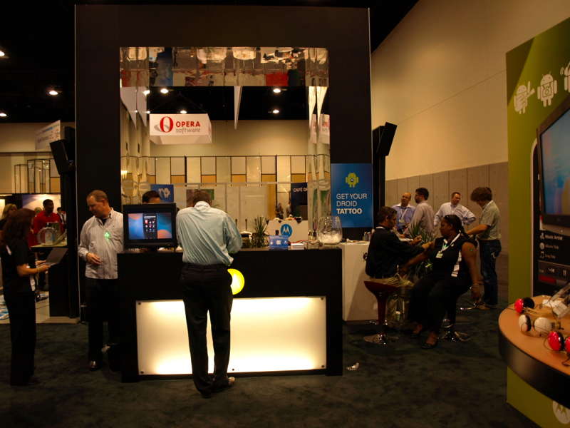 Motorola booth tour from CTIA Fall 2009