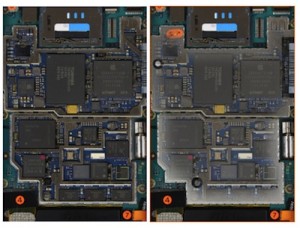 iPhone 3GS internals wallpaper from iFixit