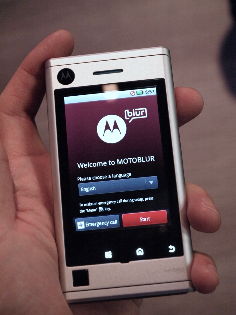 A quick look at the Motorola Devour from Mobile World Congress 2010