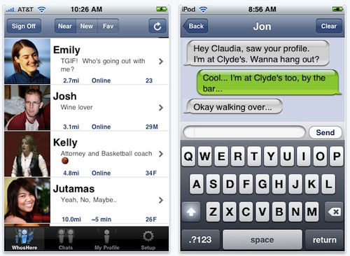 WhosHere, the iPhone Social Networking App, passes 1 Million Users