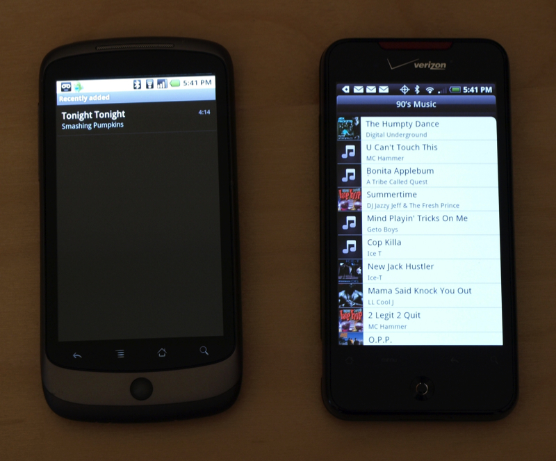 Photo Fight: Verizon HTC Droid Incredible vs Google Nexus One