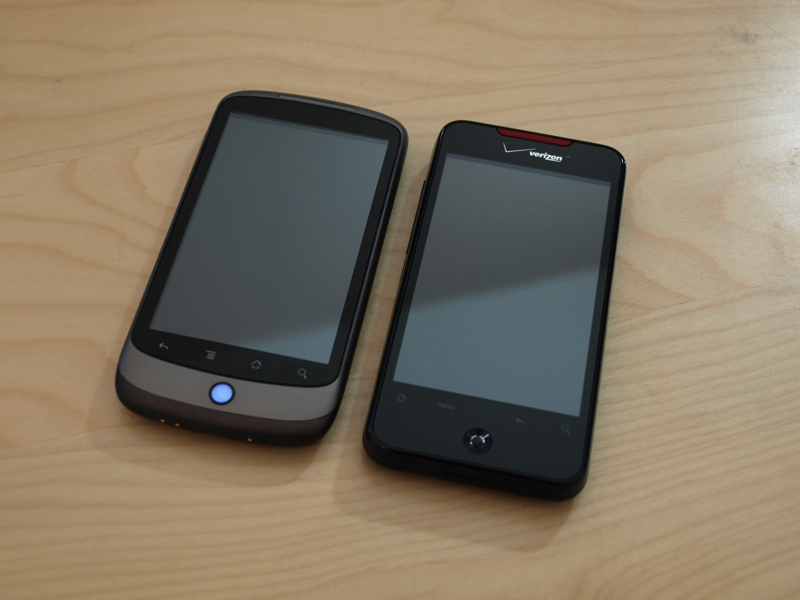 Photo Fight: Verizon HTC Droid Incredible vs Google Nexus One