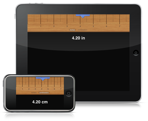 Ruler 1 0 For IPad IPhone And IPod Touch Brings Old School Measuring 