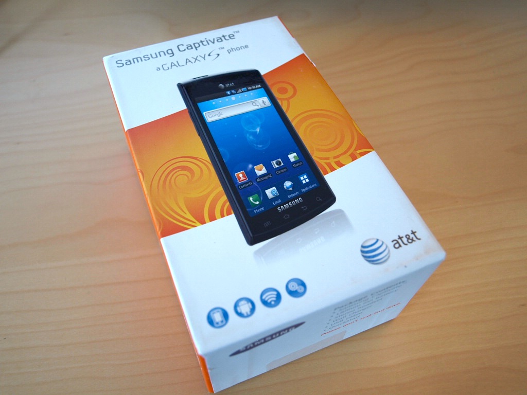 Unboxing the AT&T Samsung Captivate (Galaxy S)