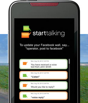 StartTalking is possibly the best handsfree texting app for Android