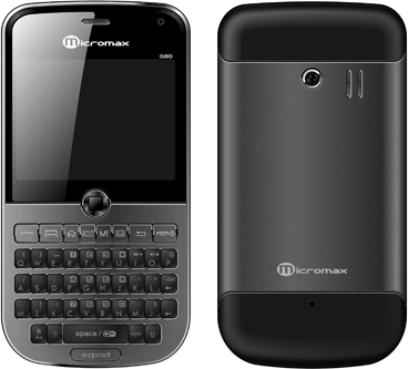 Micromax Q80 is a dual-SIM QWERTY candybar for India