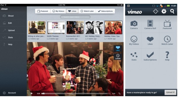 Vimeo to release mobile apps for Kindle Fire, Android and Windows Phone