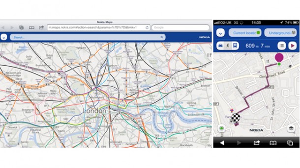 Nokia adds turn-by-turn walk navigation to its web-based Maps for iOS ...