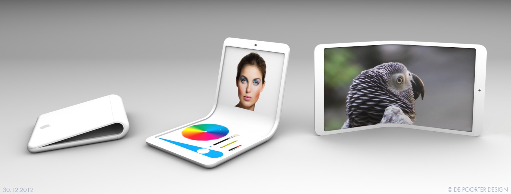 iFlex Concept Showcases Flexible Display Technology