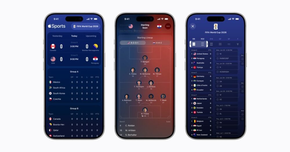 Apple Sports app launches in 90+ new countries ahead of 2026 World Cup